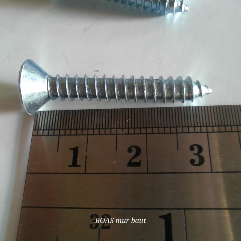 Jual Baut Tapping 10x11/4 panjang 3 cm 25pcs boasmurbaut | Shopee Indonesia