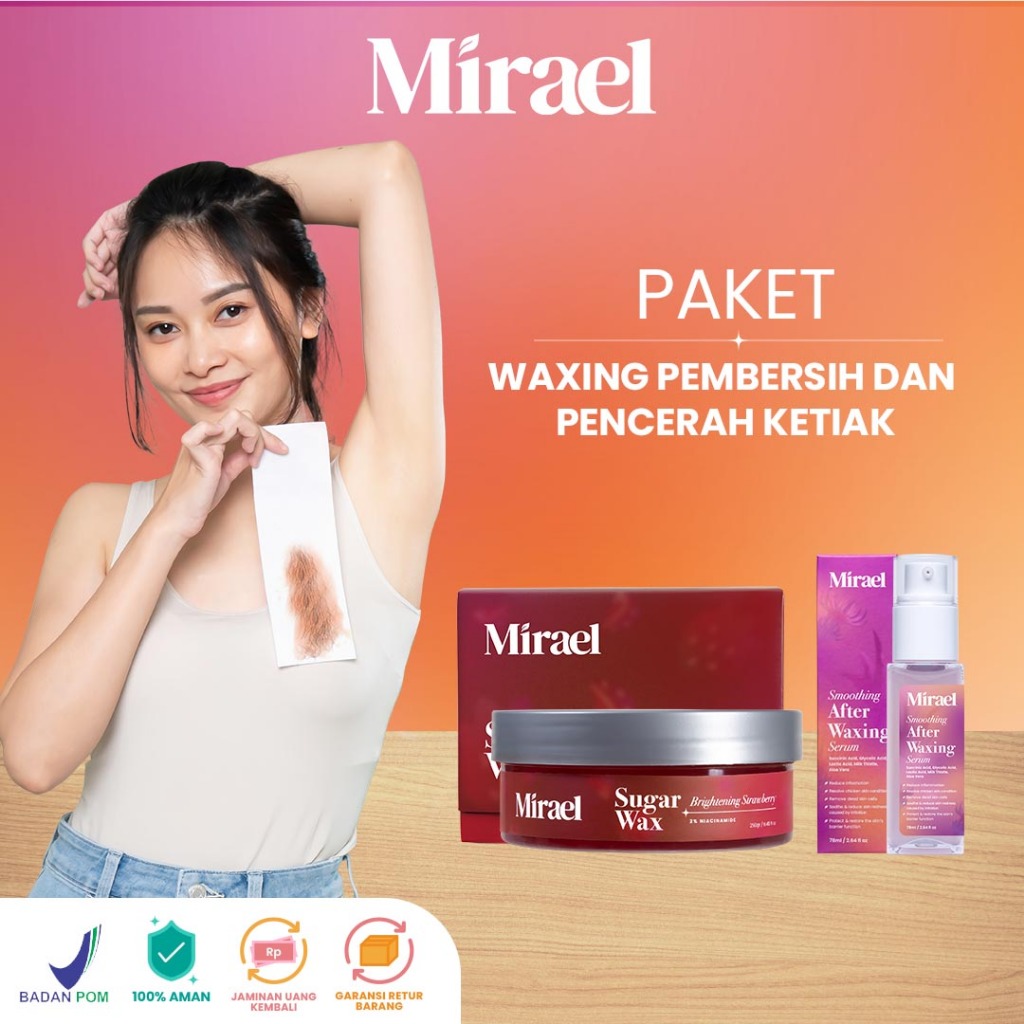 Jual MIRAEL Paket Sugar Waxing Kit Pembersih dan Pemutih Ketiak ...