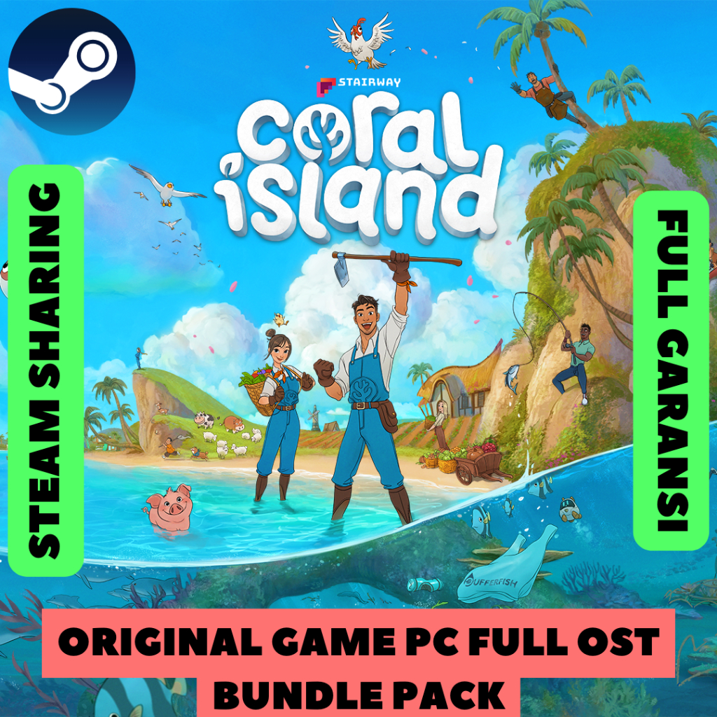 Jual Coral Island Pc Original Steam - Include DLC Ost Bundle Pack ...