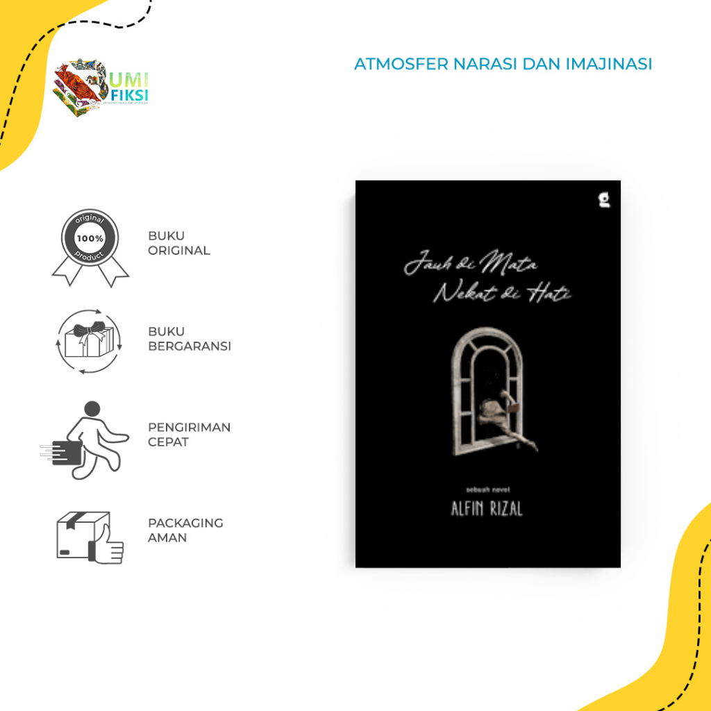 Jual Buku Novel Jauh Di Mata Nekat Di Hati - Alfin Rizal - Gradien ...