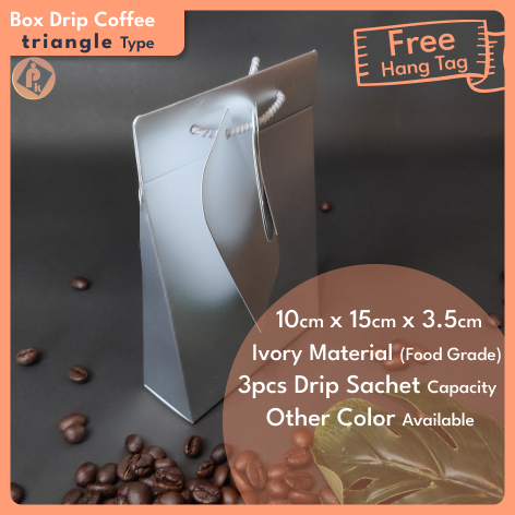 Jual Kemasan Box Kopi Drip Bag Sachet Coffee Segitiga | Shopee Indonesia