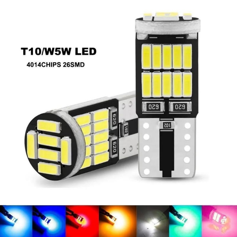 Jual Lampu Led T10 Led Senja T10 Lampu Kota T10 26 SMD W5W Super Brigt ...