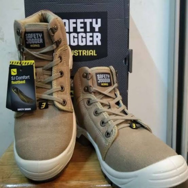 Jual Sepatu Safety SHOES JOGGER DESSERT CREAM Original / SEPATU SAFETY ...