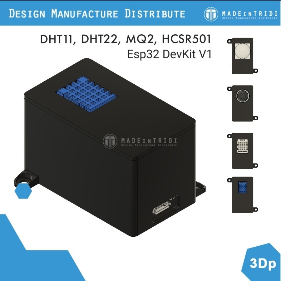 Jual esp32 devkit v1 case sensor module dht11 dht22 mq2 hcsr501 | Shopee Indonesia