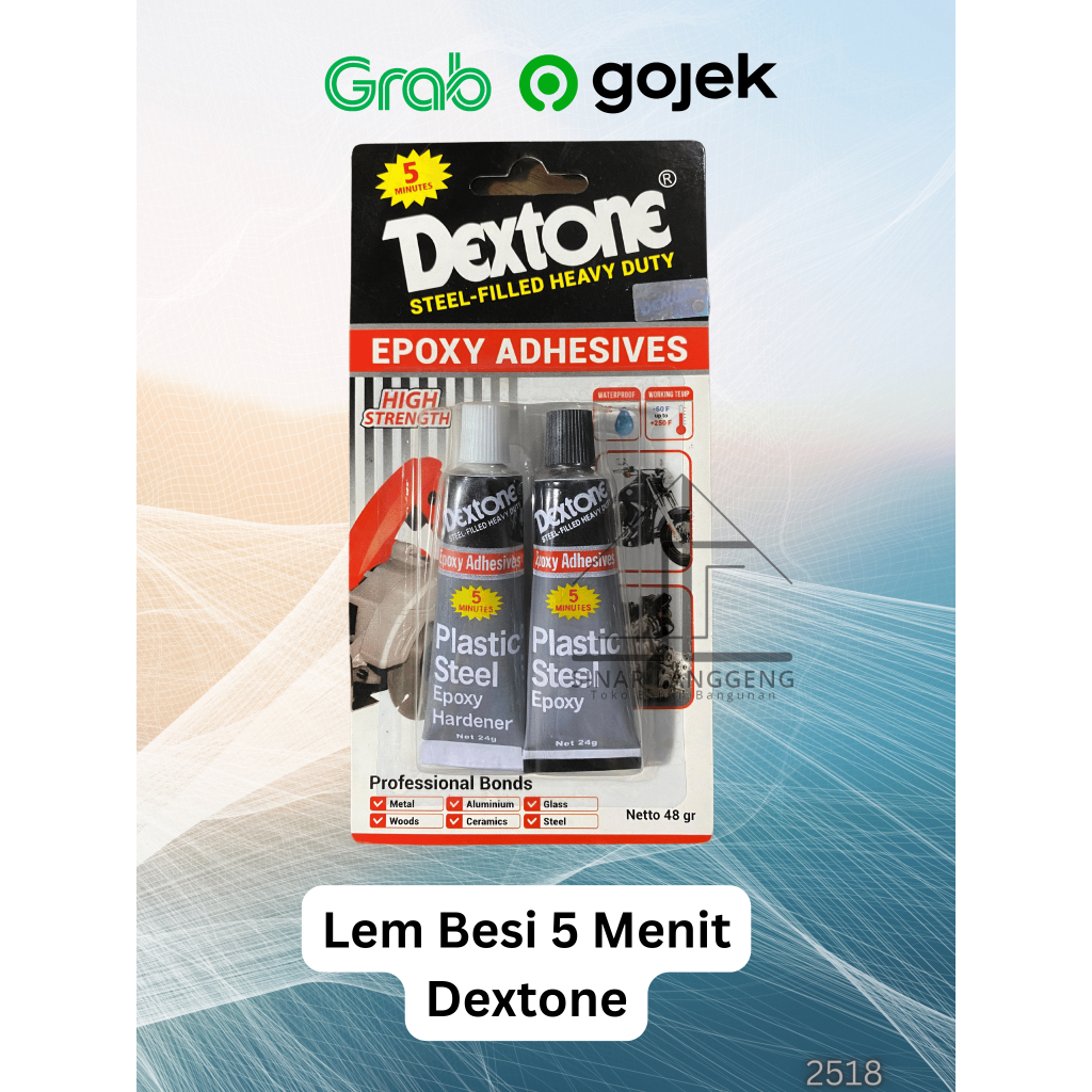 Jual Lem Besi 5 Menit Dextone Lem 48gr Murah | Shopee Indonesia