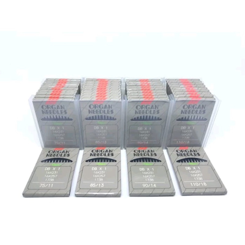 Jual Jarum Organ DB x1 / DBx1 Mesin Jahit Industri jarum 1 Typical/Juki/Brother Original ...