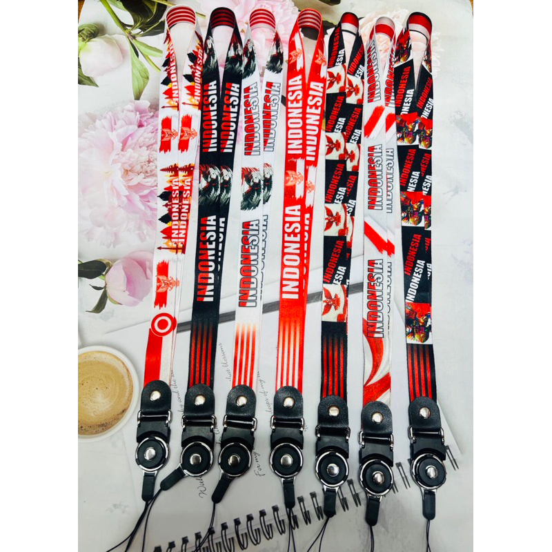 Jual TALI LANYARD / Gantungan GAMBAR GARUDA KEMERDEKAAN INDONESIA Tali ...