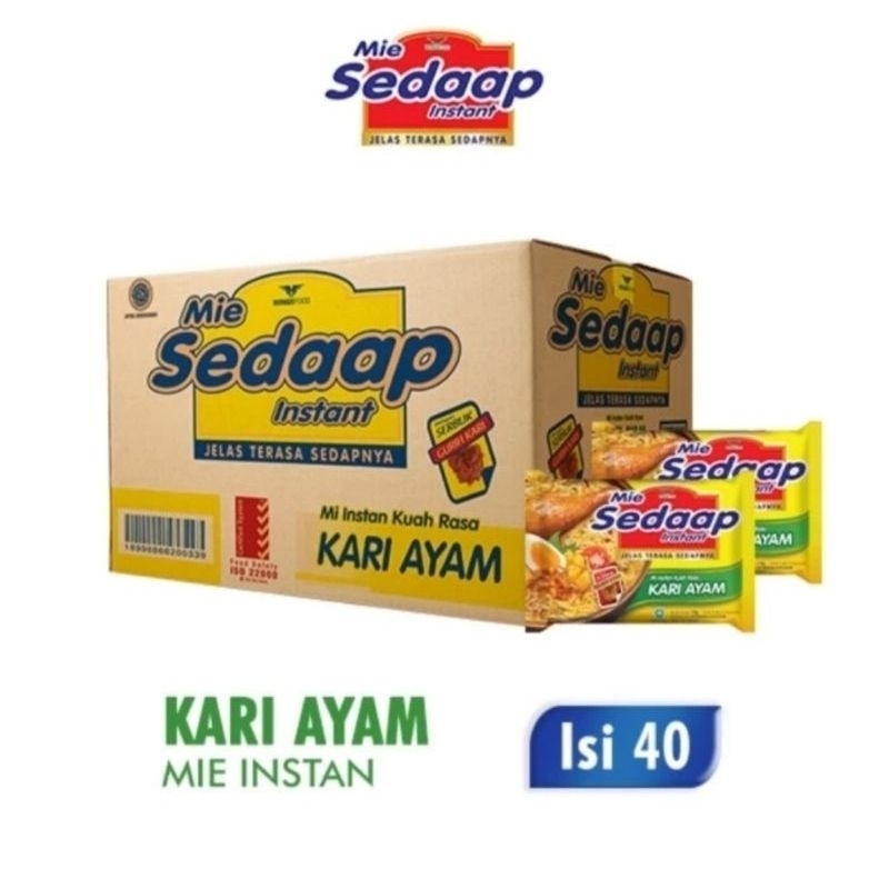 Jual Mie Sedap Kari Ayam 1 dus | Shopee Indonesia
