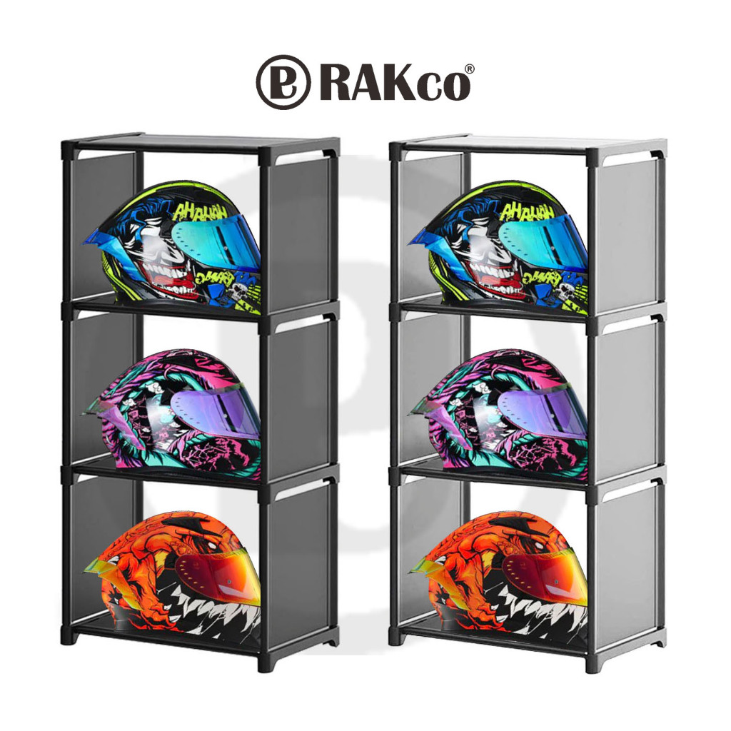 Jual Rak HELM 5 Susun Multifungsi / Tempat Multiguna Organizer 5 ...