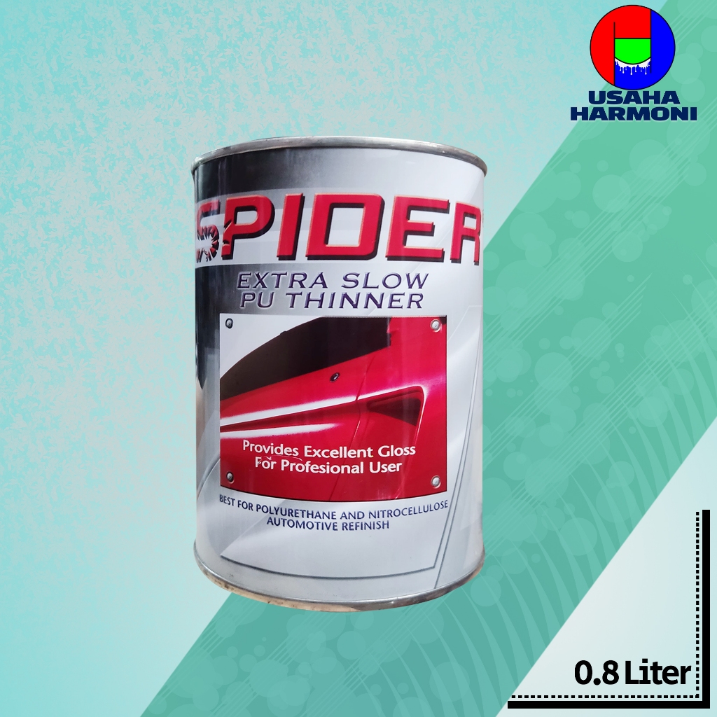 Jual Thinner Spider PU | Ukuran : 1 Liter | Shopee Indonesia