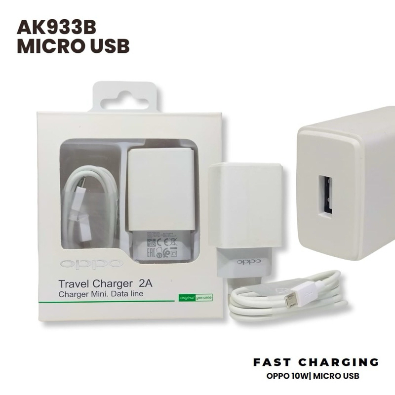 Jual Charger Oppo 2A Original Fast Charging Micro USB | Shopee Indonesia