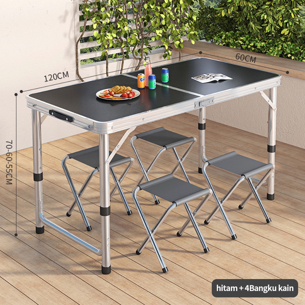 Jual Meja Lipat Meja Belajar Meja Koper Aluminium Meja Jualan Serbaguna ...