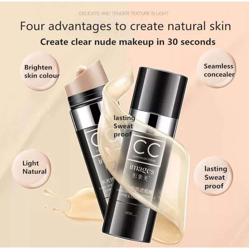 Jual LIGHT CONCEALER STIK CC IMAGES ORANOT M'AYCREATE - 30G (reject ...