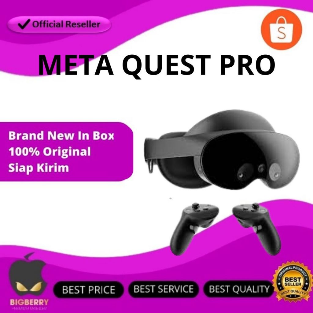 Jual Meta Quest Pro 256 GB 256GB VR Headset Metaverse Oculus Quest Pro ...