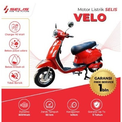 Jual Motor Listrik Selis tipe Velo | Shopee Indonesia