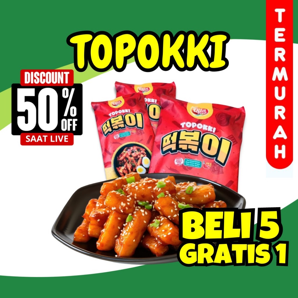 Jual RABBOKI HALAL / TOPPOKI HALAL / MAKANAN KOREA | Shopee Indonesia