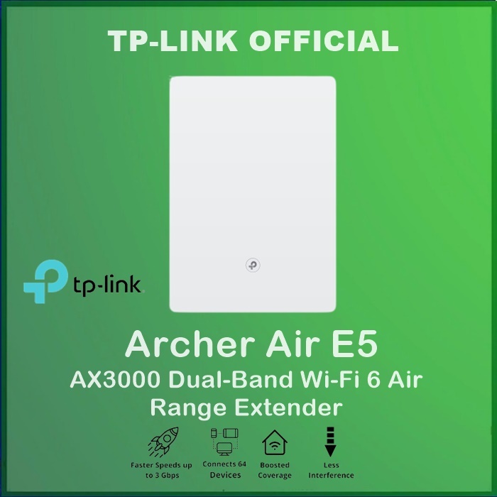 Jual TP-Link Archer Air E5 AX3000 Dual-Band Wi-Fi 6 Air Range Extender ...