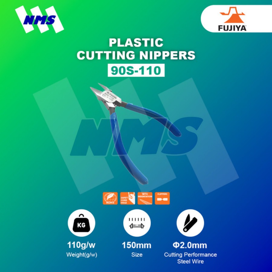 Jual Tang Potong FUJIYA 90S-110 Plastic Cutting Nippers Japan | Shopee ...