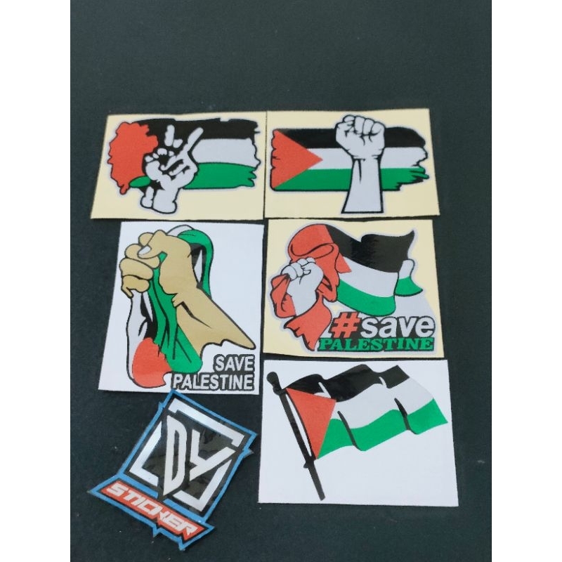 Jual STICKER BENDERA SAVE PALESTINE CUTTING | Shopee Indonesia