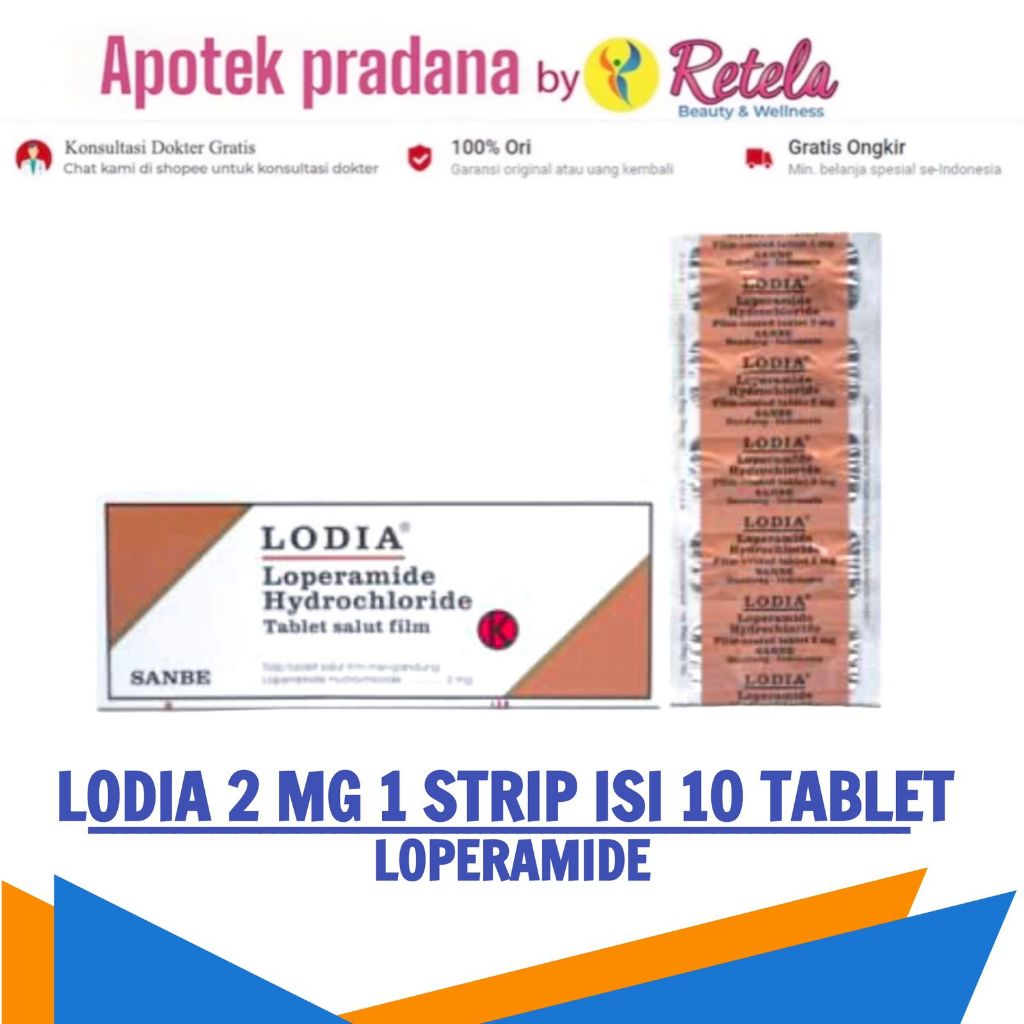 Jual LODIA 2MG 1 STRIP ISI 10 TABLET | Shopee Indonesia
