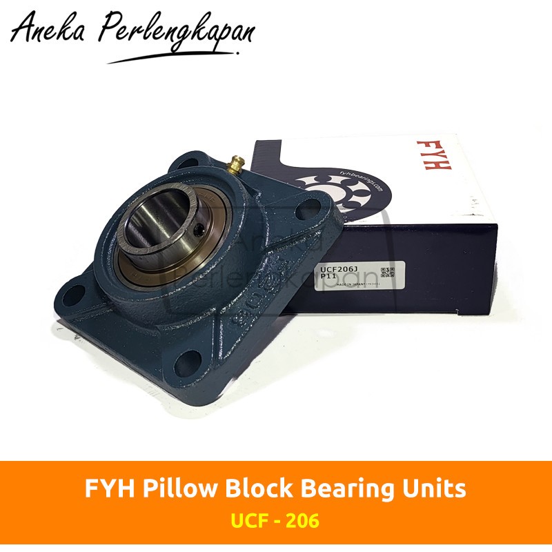 Jual Flanged Block Bearing Unit UCF 206 - As 30mm FYH Japan | Shopee Indonesia