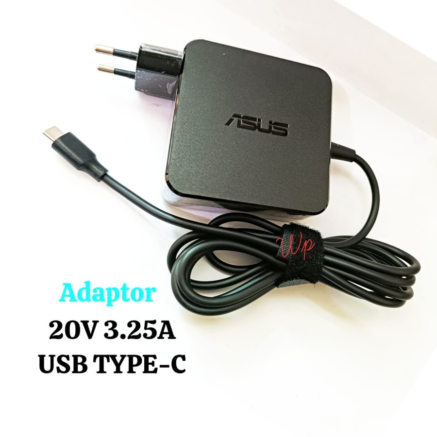Jual Adaptor Charger Laptop Asus 20V 3.25A usb C 65W | Shopee Indonesia