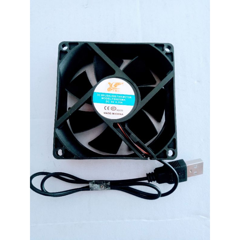Jual Fan DC 8 cm X 8 cm 0,25A 5V Untuk Fan Set.Top.Box STB | Shopee ...