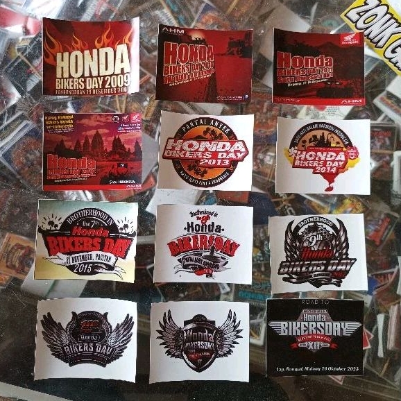 Jual Stiker pack acara Honda bikers day nasional | Shopee Indonesia