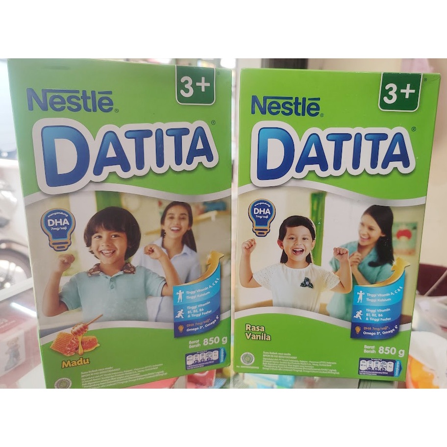 Jual Nestle DATITA 3+ Vanila,madu Susu Anak 3-5 Tahun Box 850g | Shopee ...