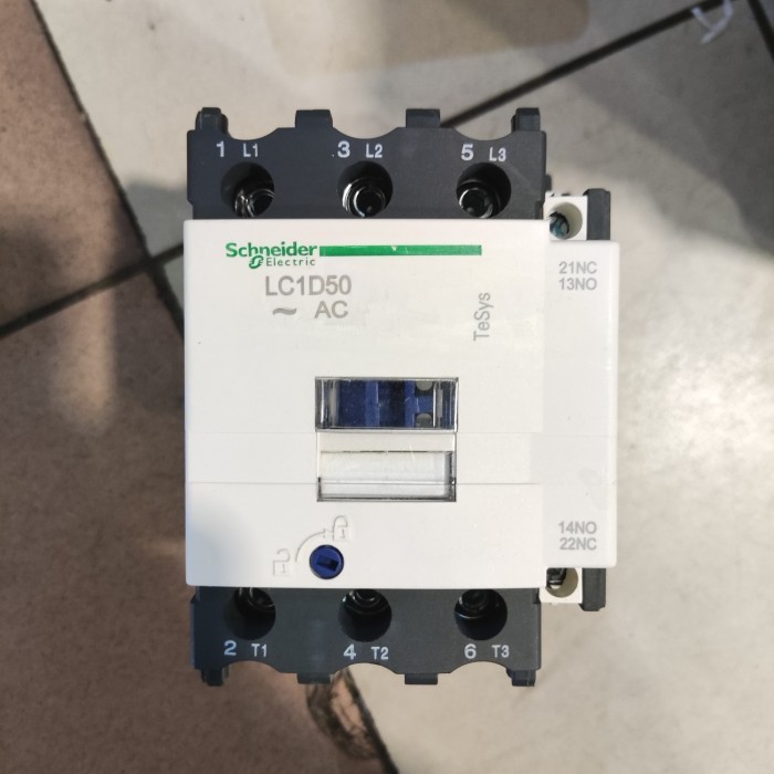 Jual LC1D50M7 CONTACTOR KONTAKTOR SCHNEIDER LC1D50 220VAC 220V AC LC1 ...