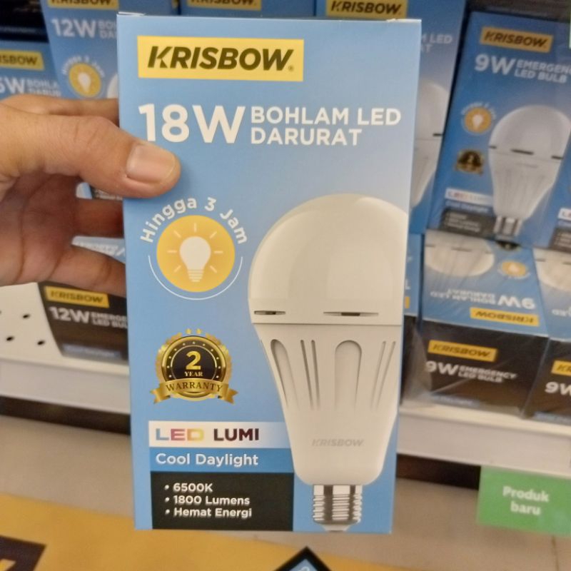 Jual Lampu/Bohlam Emergency darurat LED Lumi cooldaylight Putih ...