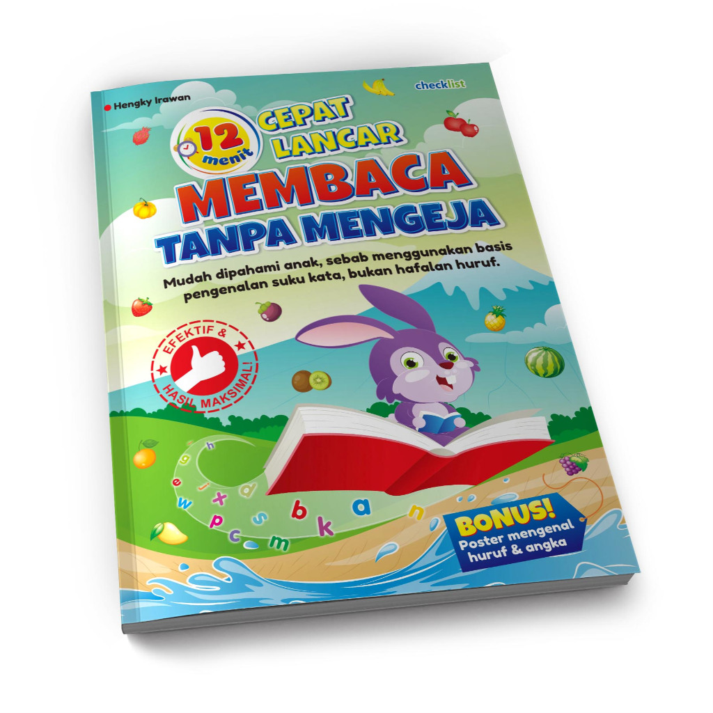 Jual Buku Anak 12 Menit Cepat Lancar Membaca Tanpa Mengeja (Bonus ...
