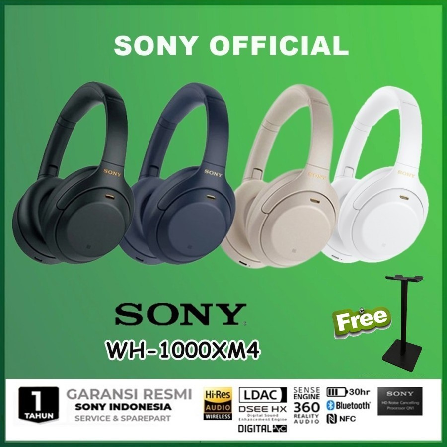 Jual Sony WH-1000XM4 Wireless Headphone WH1000XM4 WH 1000XM4 WH1000 XM4 | Shopee Indonesia