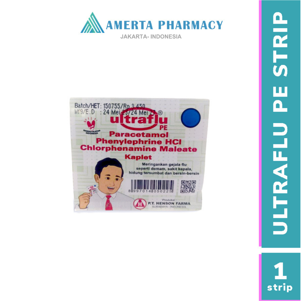 Jual Ultraflu PE Obat Flu Demam Sakit Kepala 1 Strip | Shopee Indonesia