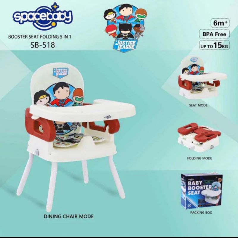 Jual DIJAMIN ORI kursi makan booster set space baby SB518 SB 518 SB917 ...