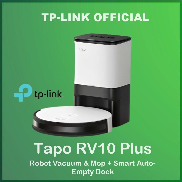 Jual TP-Link Tapo RV10 Plus Robot Vacuum & Mop + Smart Auto-Empty Dock | Shopee Indonesia