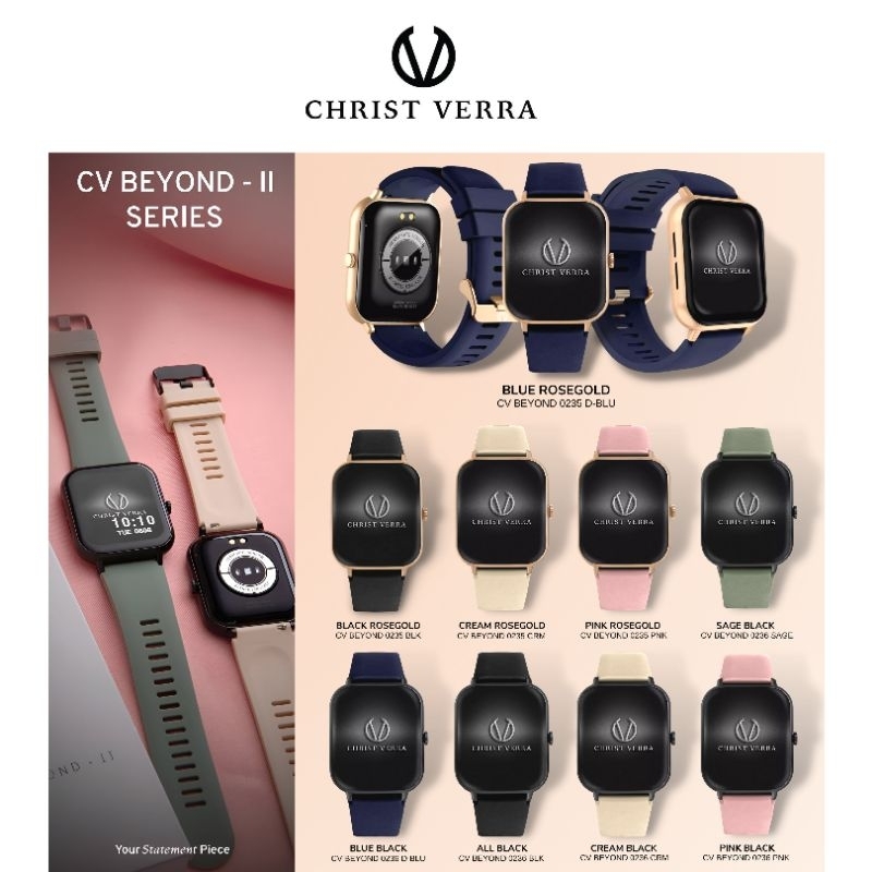 Jual JAM TANGAN SMARTWATCH CHRIST VERRA BEYOND 2 SERIES ORIGINAL RESMI ...