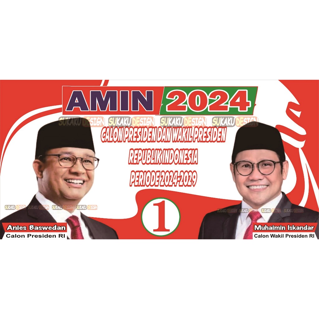 Jual BANNER / SPANDUK PEMILU ANIS MUHAIMIN 2024 / BISA COD | Shopee ...