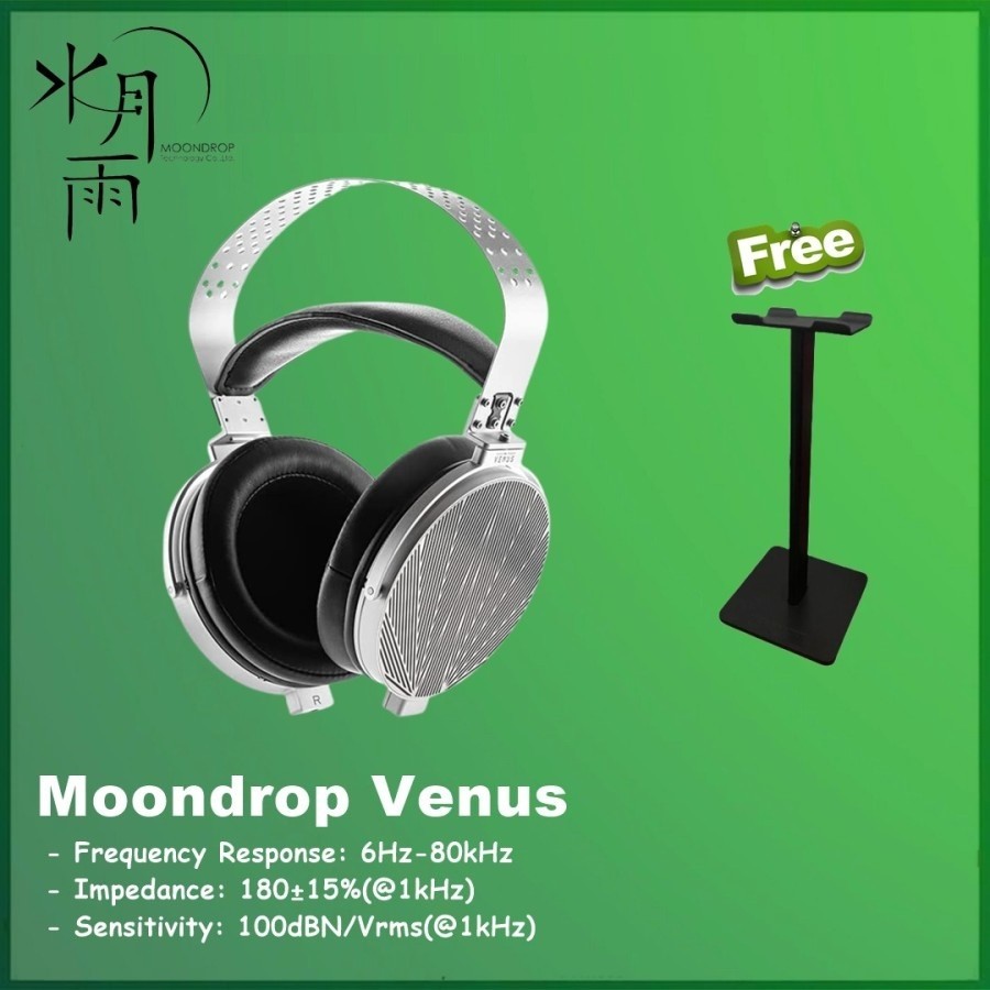 Jual Moondrop Venus Flagship Full-Size 10mm Planar Headphone Headset ...