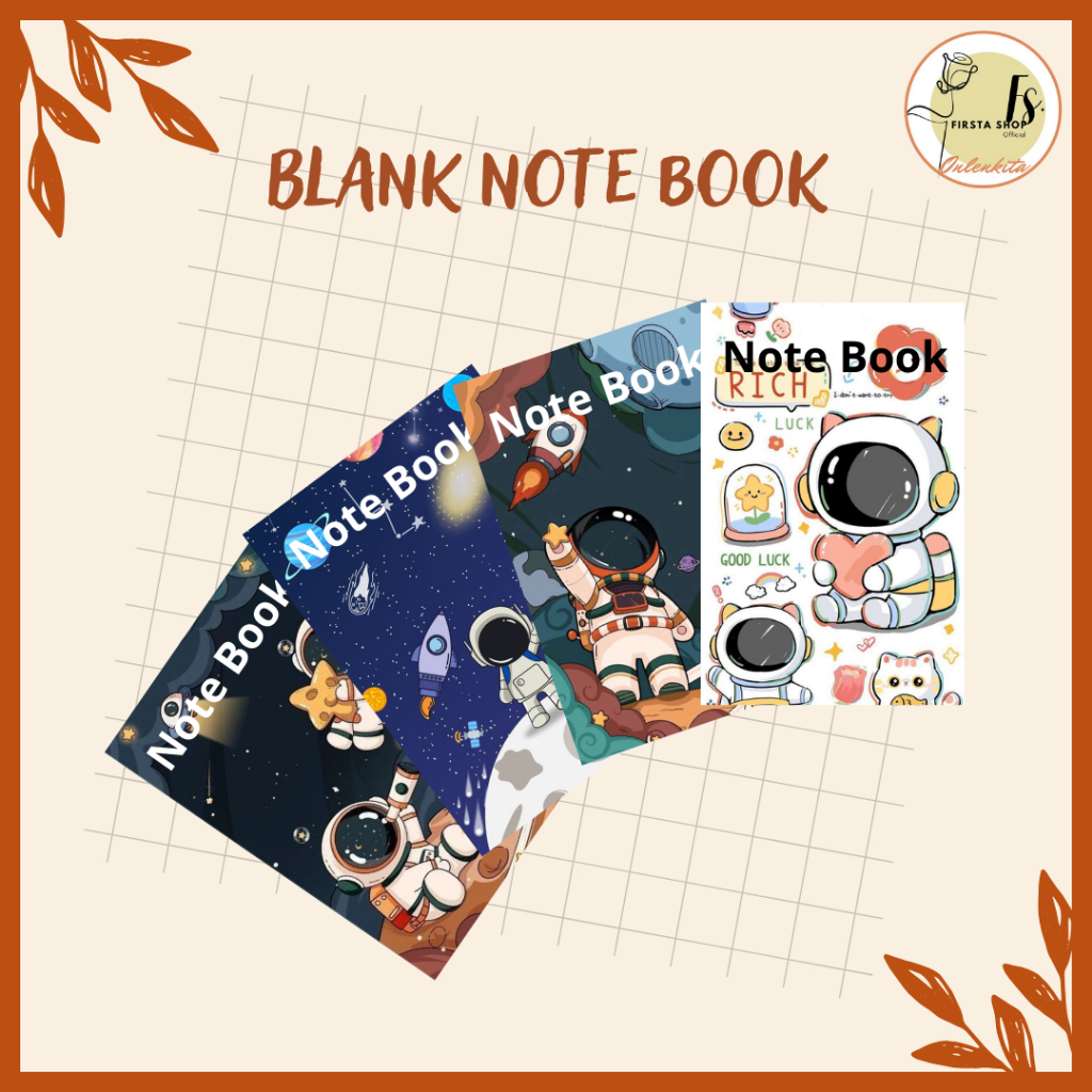 Jual Note book kosongan / buku sketsa / Blank Book Sampul Aestetik ...