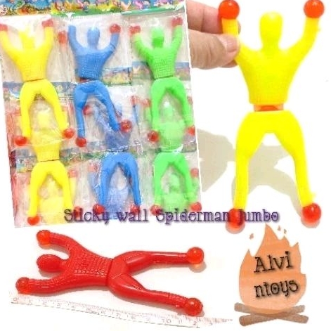 Jual Mainan anak Sticky wall Jumbo - Spiderman panjat dinding - mainan ...
