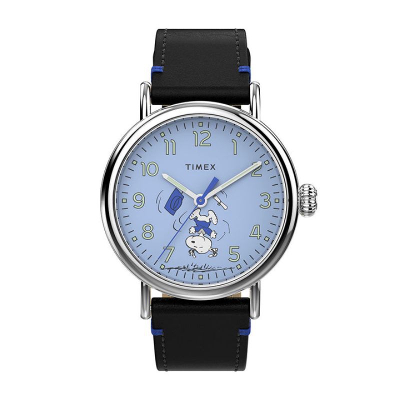 Jual Timex TW2V60300 Peanuts Snoopy Jam Tangan Pria Analog Black ...