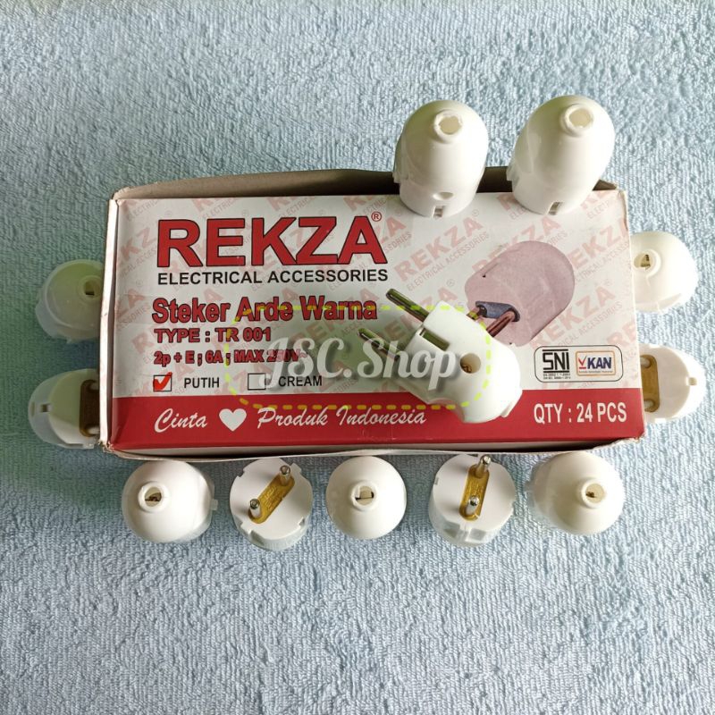 Jual Steker Arde Bulat Putih Merk Rekza | Shopee Indonesia