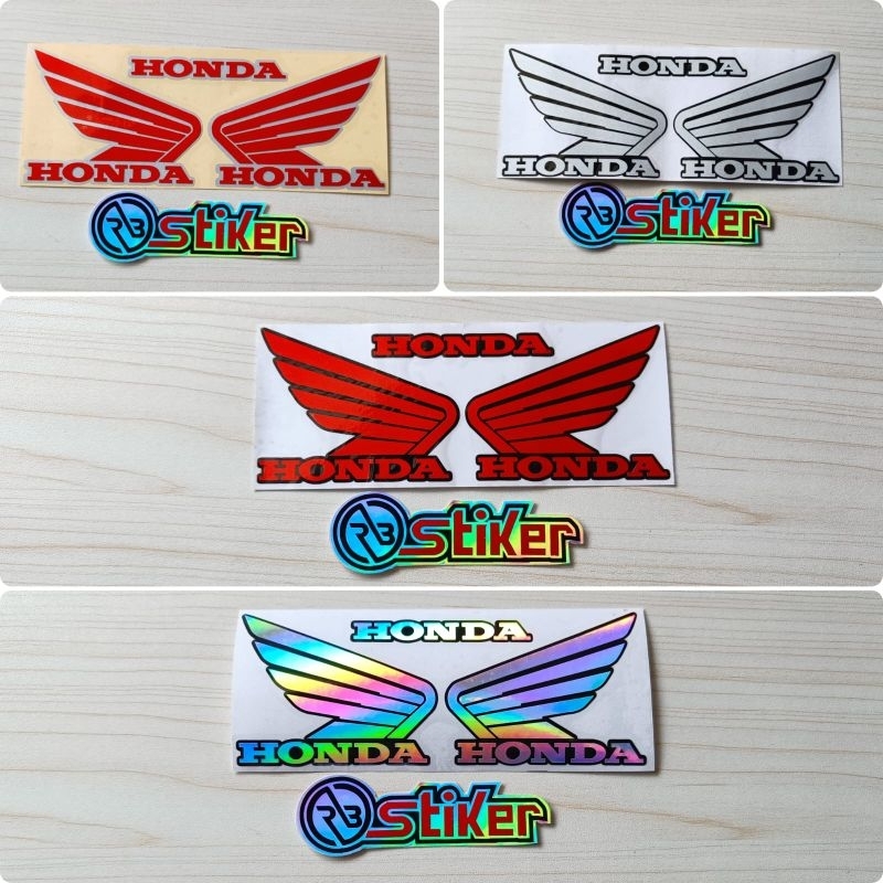 Jual STIKER SAYAP HONDA STIKER LOGO SAYAP MOTOR HONDA | Shopee Indonesia