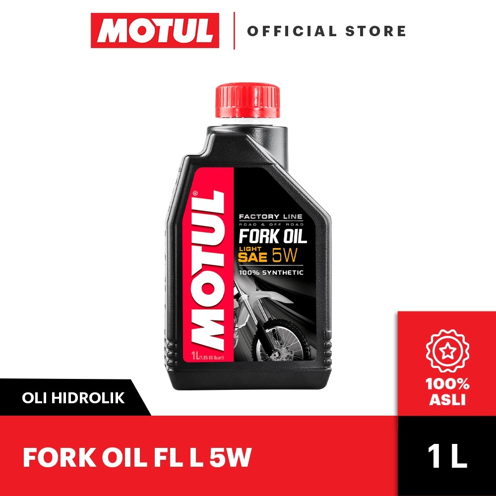 Jual *MOTUL FORK OIL L5W (1L)* Oli Shock Light Weight - Ori | Shopee Indonesia