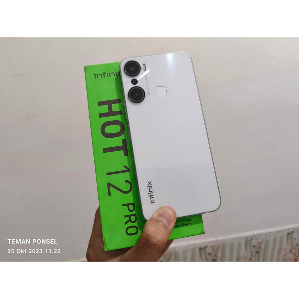 Jual Infinix Hot 12 Pro 8/128GB NFC SECOND FULLSET | Shopee Indonesia
