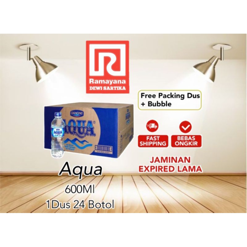 Jual Aqua Botol 600ml Isi 24 Botol | Shopee Indonesia