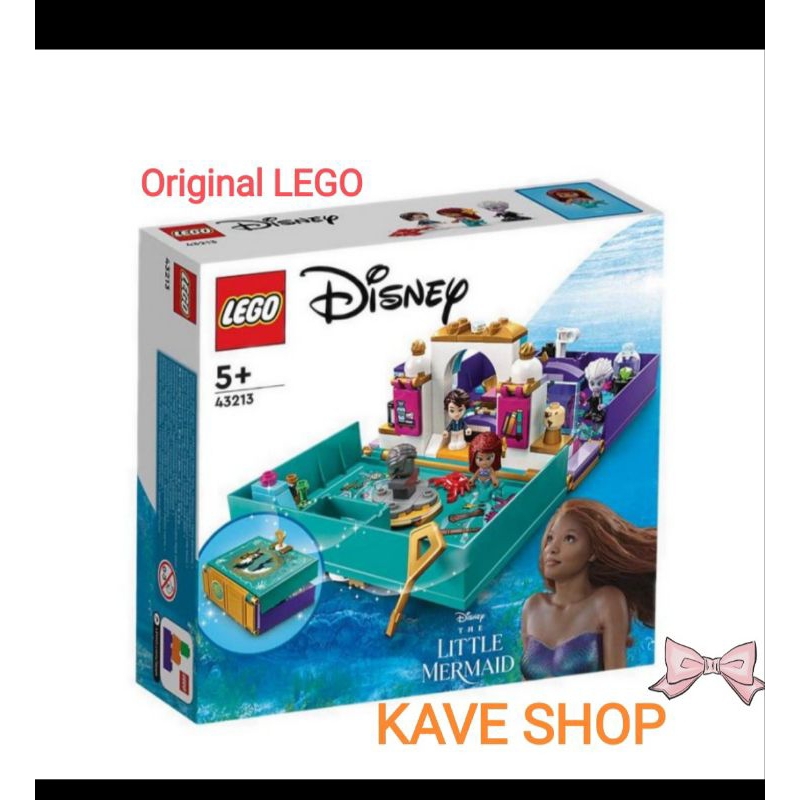 Jual LEGO 43213 Disney Princess Ariel Little Mermaid & LEGO 43207 ...