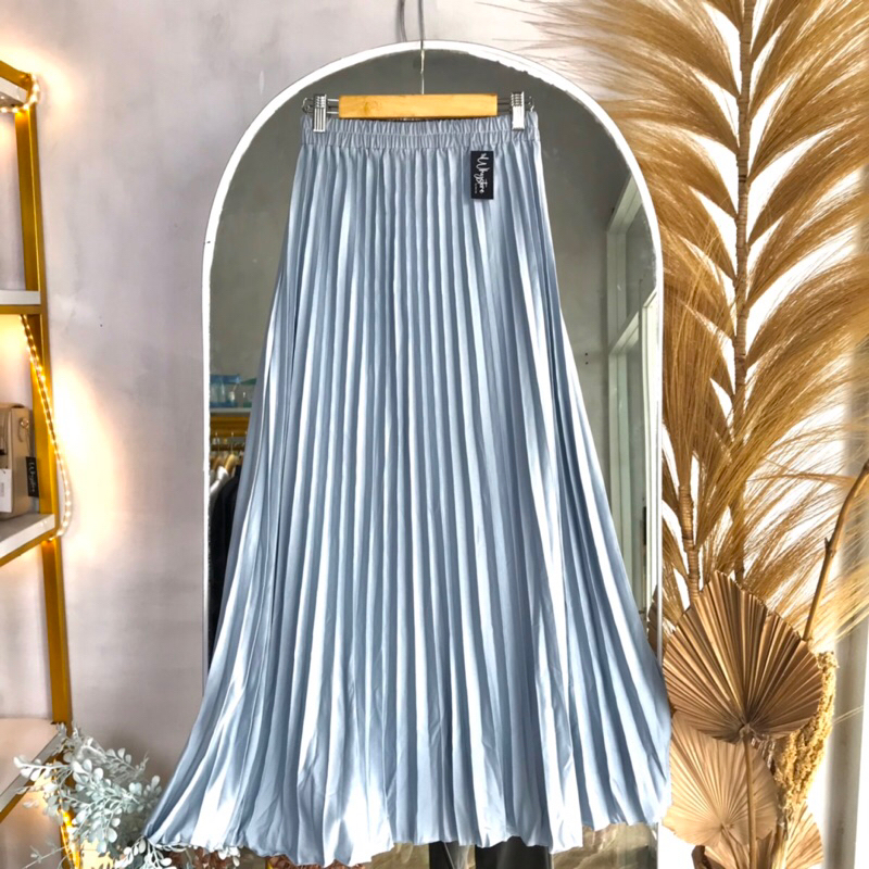 Jual Rok Plisket Premium | Shopee Indonesia