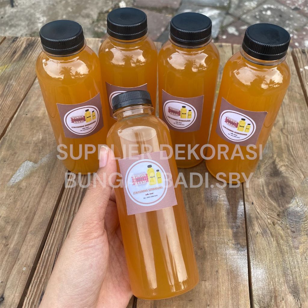 Jual Lem botol kuning kemasan 250ml turbo serbaguna super kuat dan ...